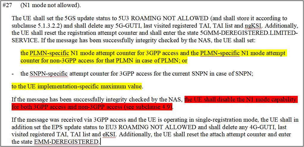 从4G进入5G区域后NSA&SA双模基站只下发NSA加腿B1导致双模终端驻留NSA网络